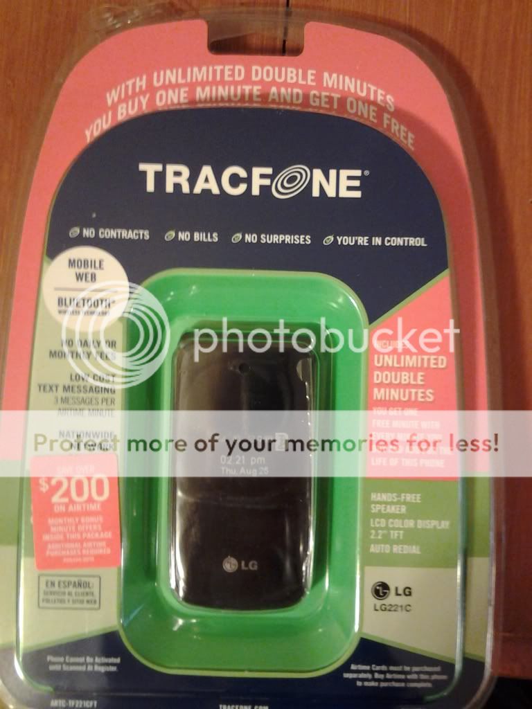 Tracfone LG 221 now available | Howard Forums - Your Mobile Phone ...