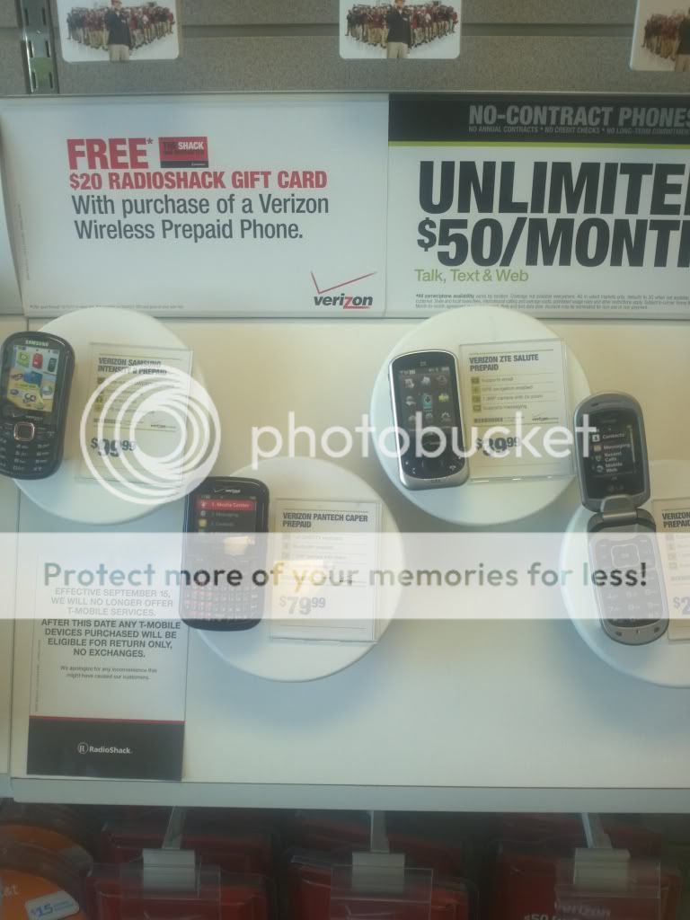 Verizon Prepay at Radio Shack | Howard Forums - Your Mobile Phone ...