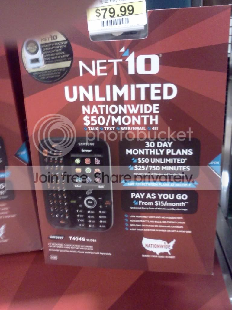 Samsung T404G on the Net10 Activation Site. | Howard Forums - Your ...